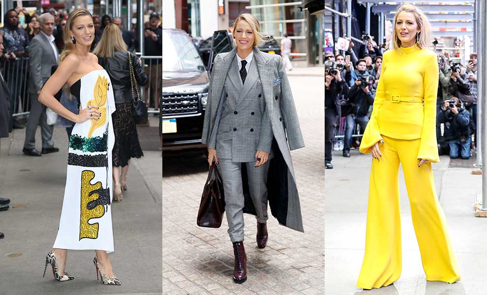 Blake Lively conquista Nueva York con tres looks perfectos - Look
