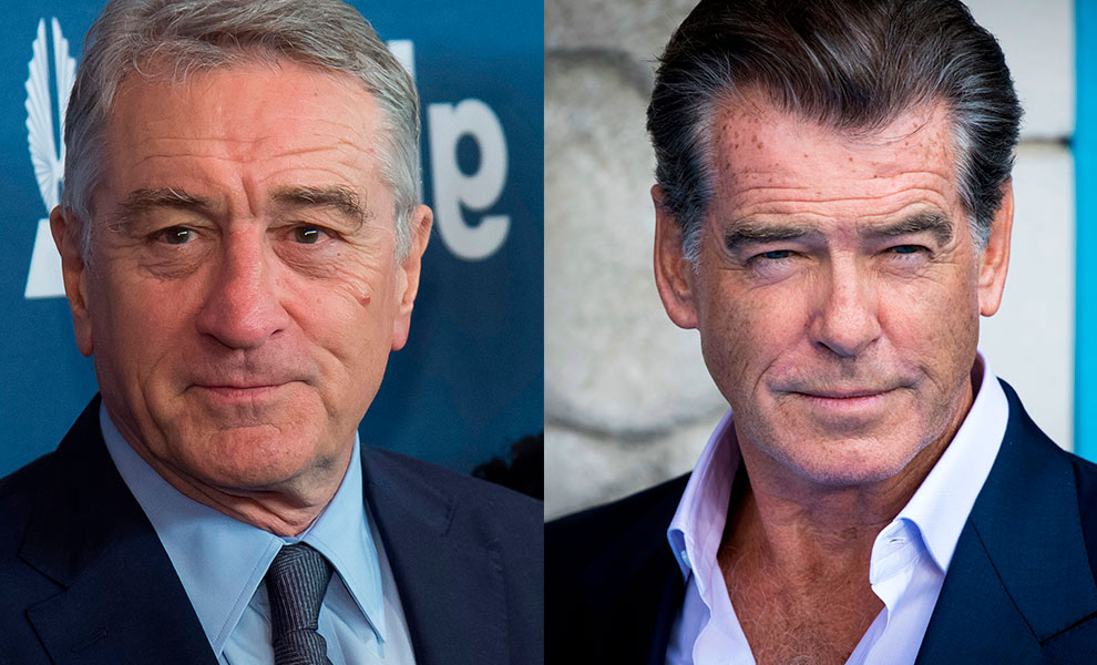Robert De Niro y Pierce Brosnan, dos estrellas al natural