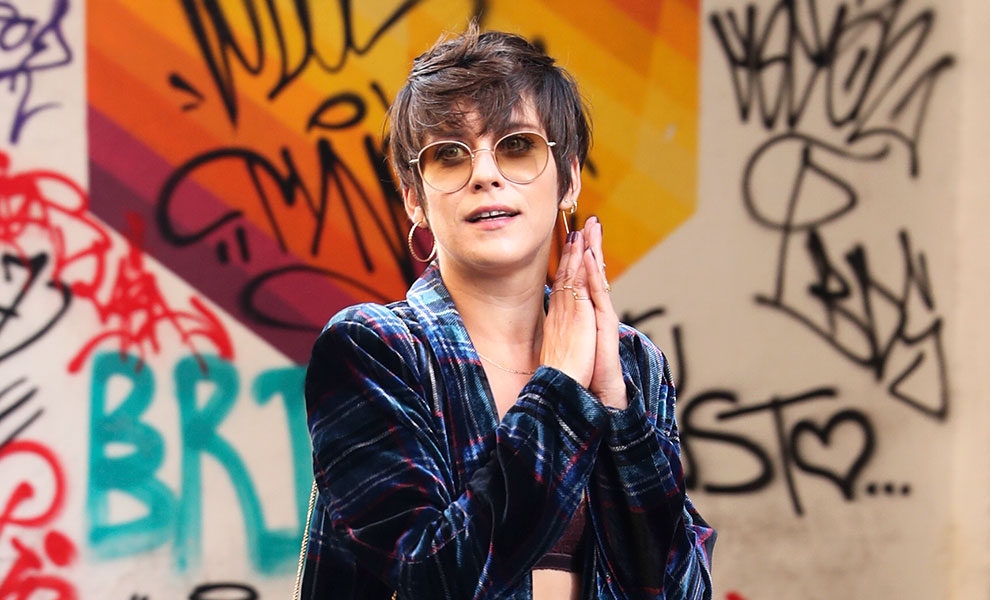 María León con su look ‘low cost’ para la presentación de su nueva película