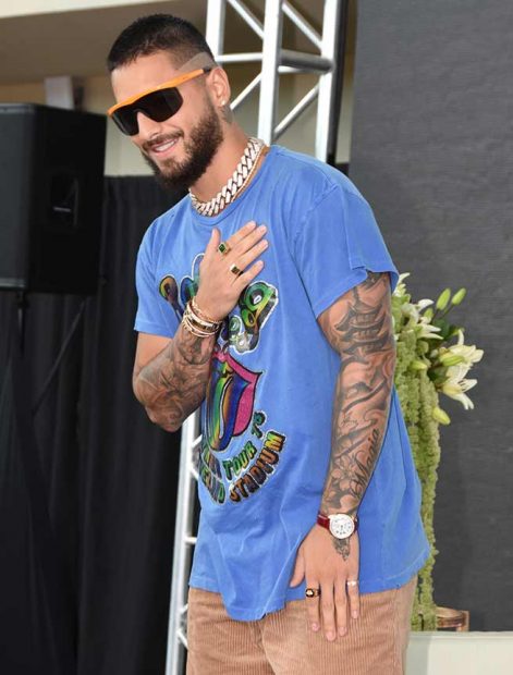 Maluma: El último tatuaje que completa el ‘mapa de su cuerpo’ y arrasa ...