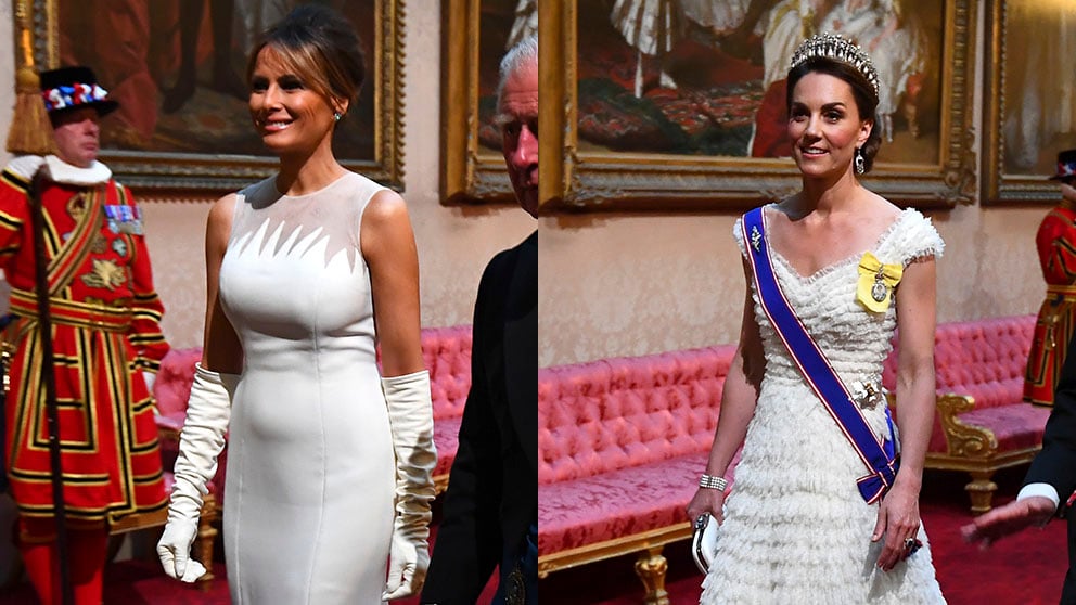 Kate Middleton eclipsa a Melania Trump con su look con mensaje