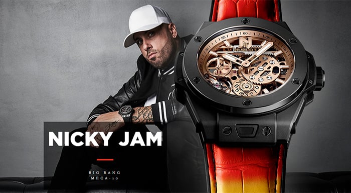 Descubre el exclusivo reloj que Nicky Jam utiliza para su visita a España