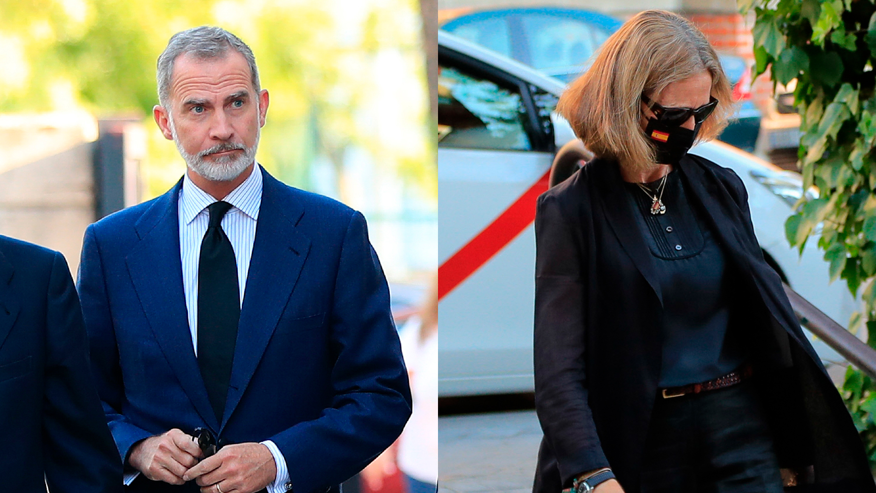 El Rey y la infanta Elena dan el último adiós a su prima, Sonia de ...