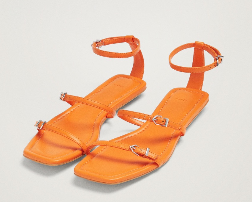 Las sandalias naranjas de Parfois que son un antes y después en la moda