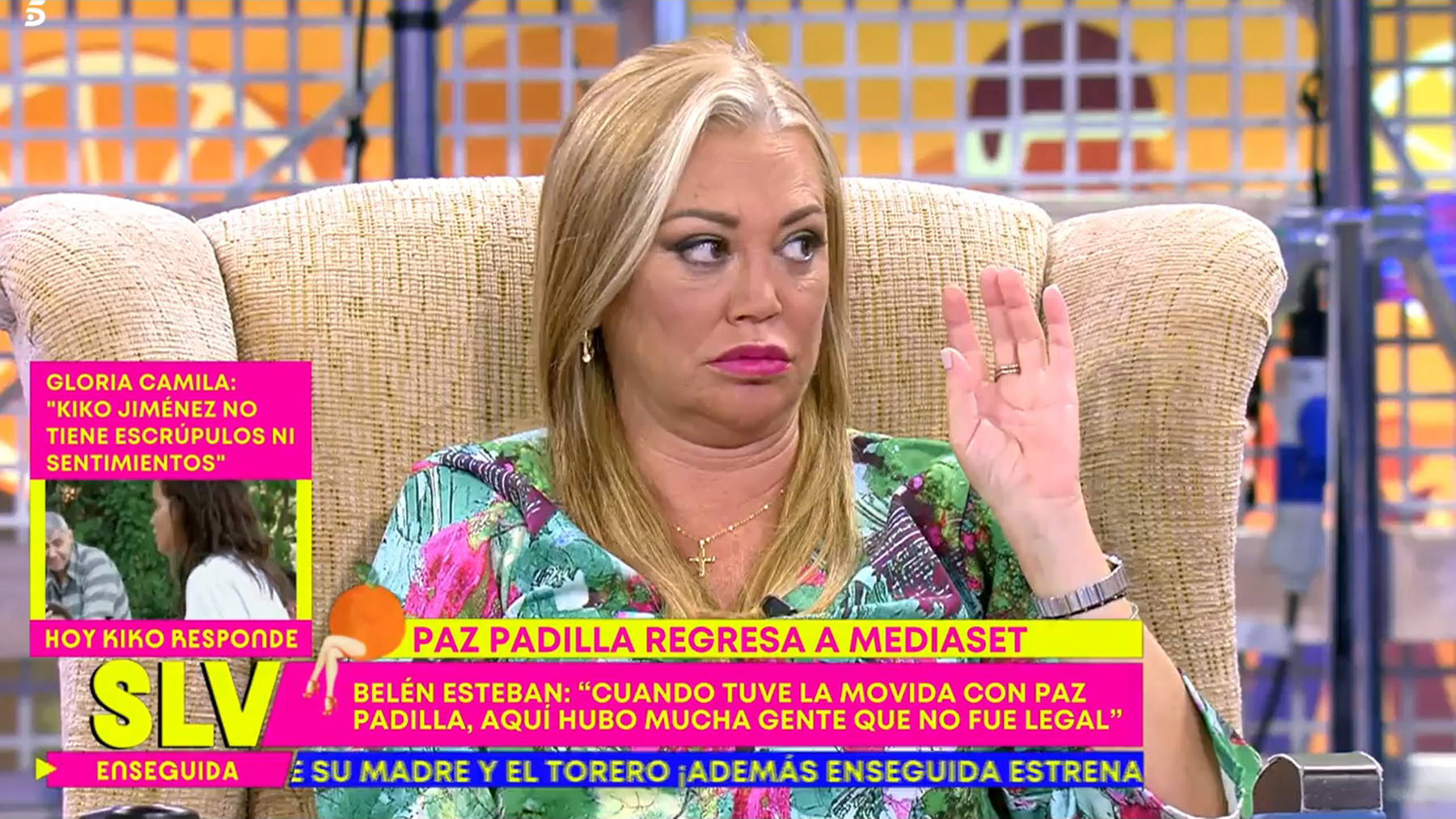 Belén Esteban para en seco el regreso de Paz Padilla a Telecinco Belén Esteban para en seco el regreso de Paz Padilla a Telecinco