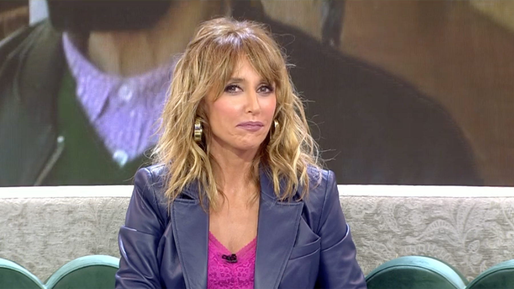 Emma García se emociona al recordar a su padre en televisión