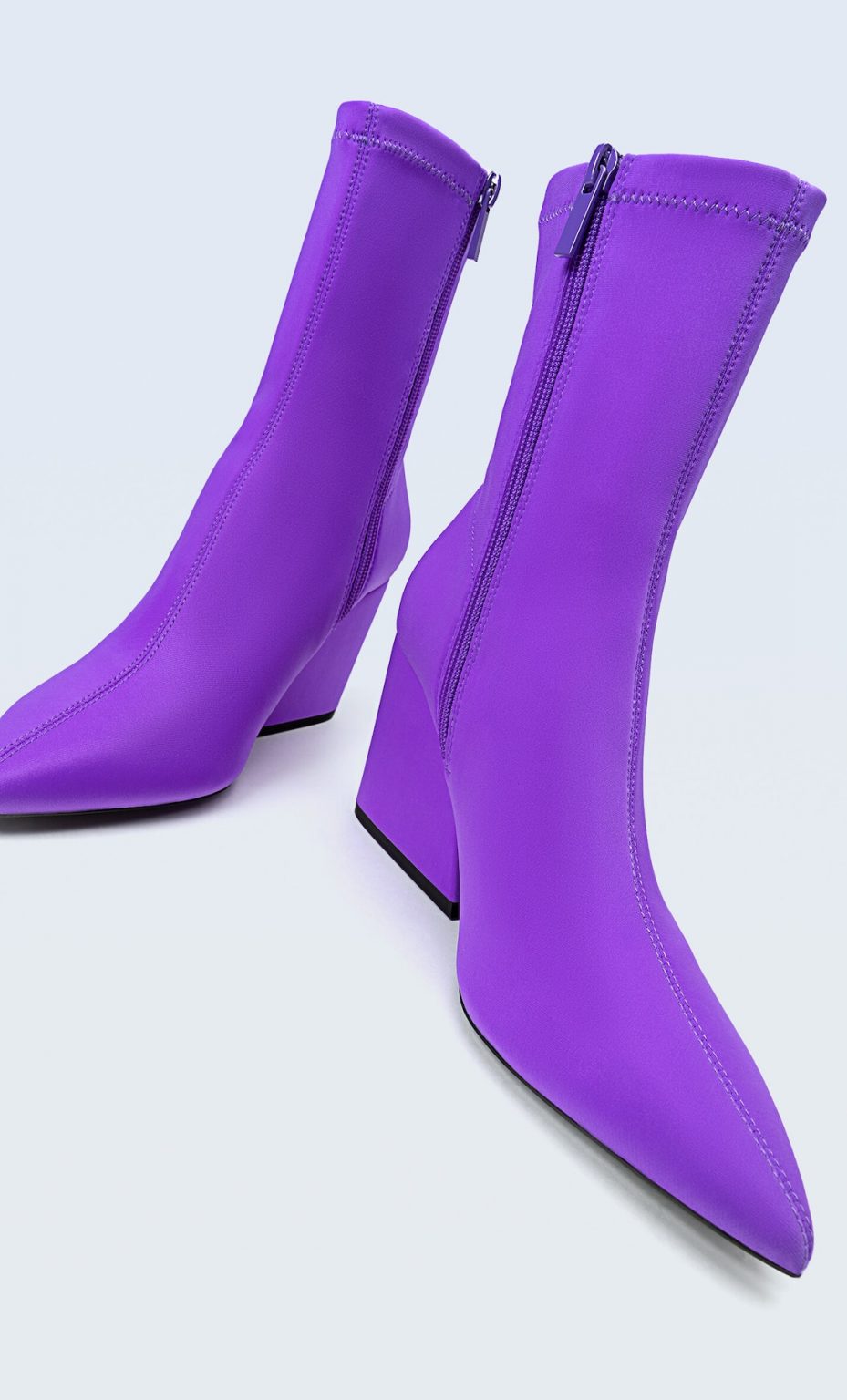 Estos botines morados de Stradivarius le darán color a tu look: cómodos ...