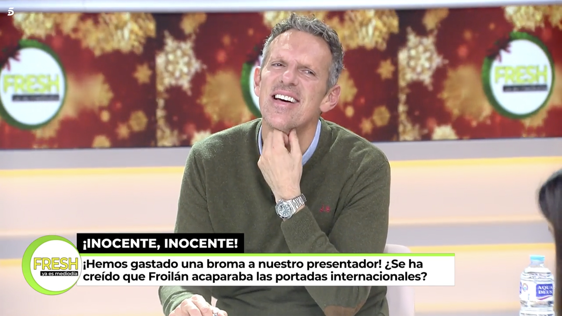 Joaquín Prat, víctima de una inocentada televisiva con Froilán como principal protagonista