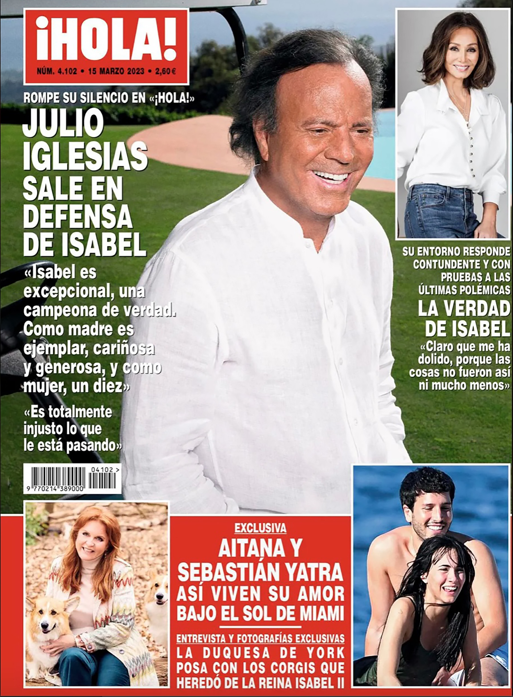 Portadas revistas: Julio Iglesias defiende a Isabel Preysler y la nueva ...