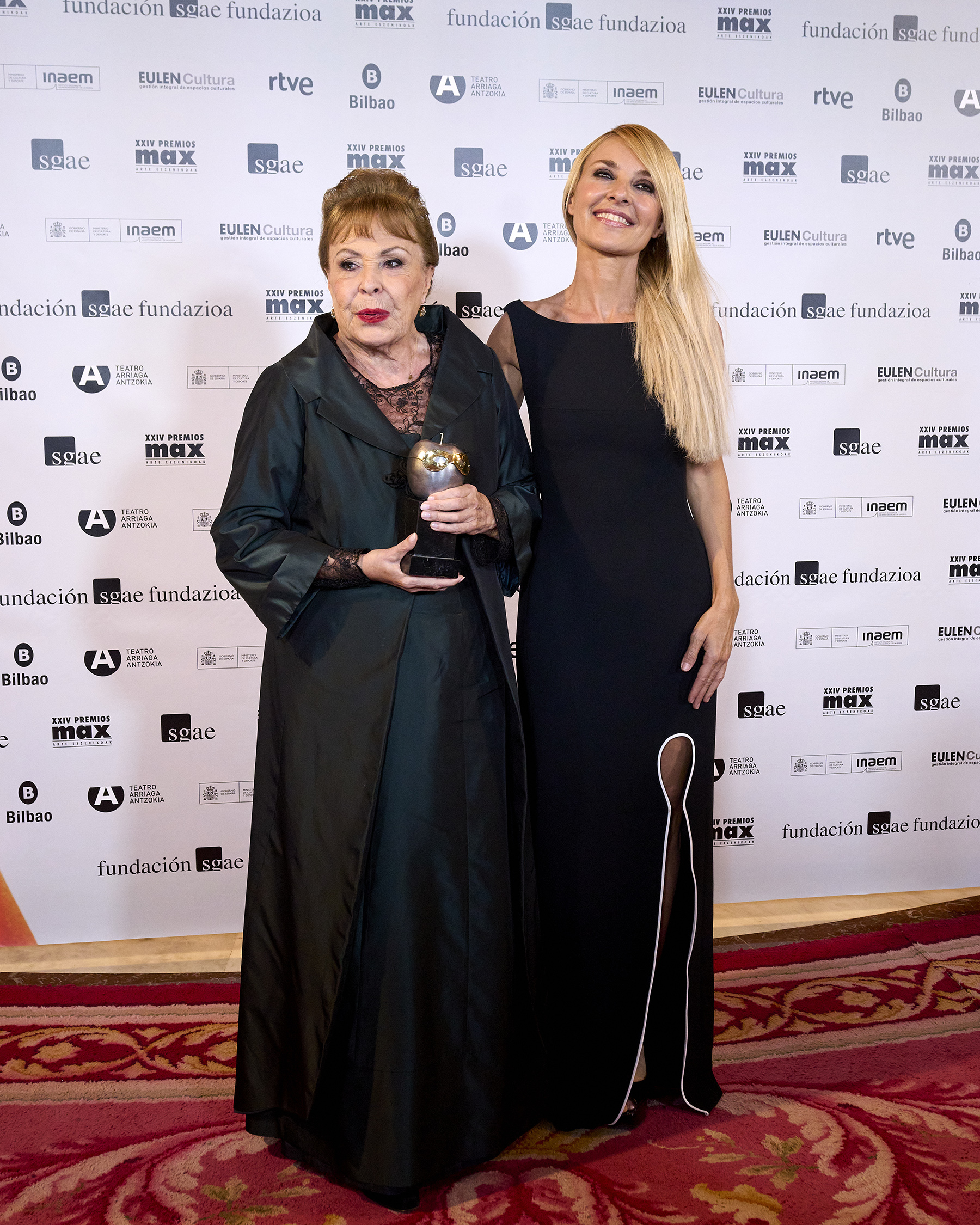 La esperada reaparición de Gemma Cuervo arropada por sus hijos