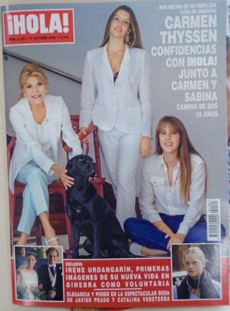 La estocada de la baronesa Thyssen a Blanca y Borja en una entrevista ...