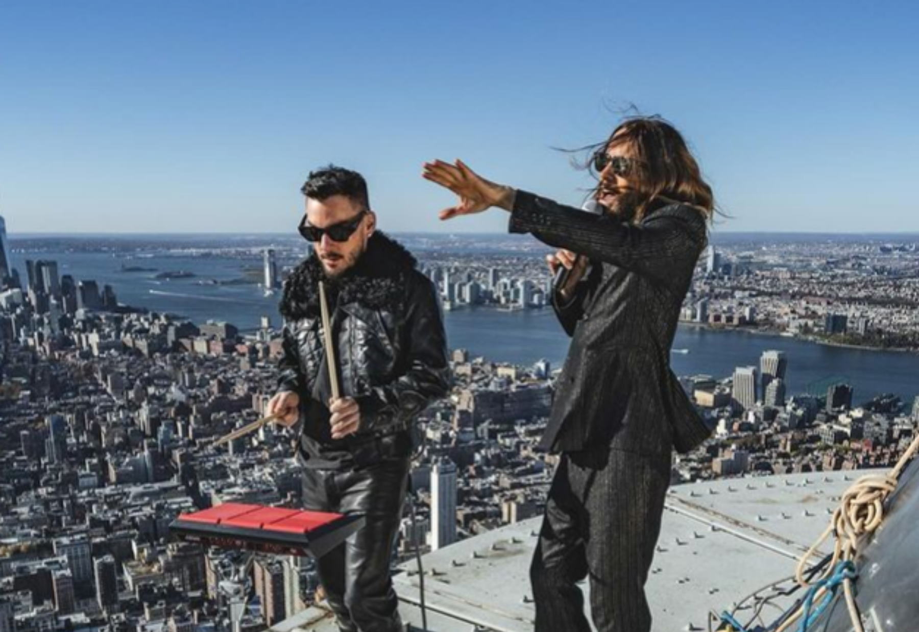 El impactante vídeo de Jared Leto escalando el Empire State para ...