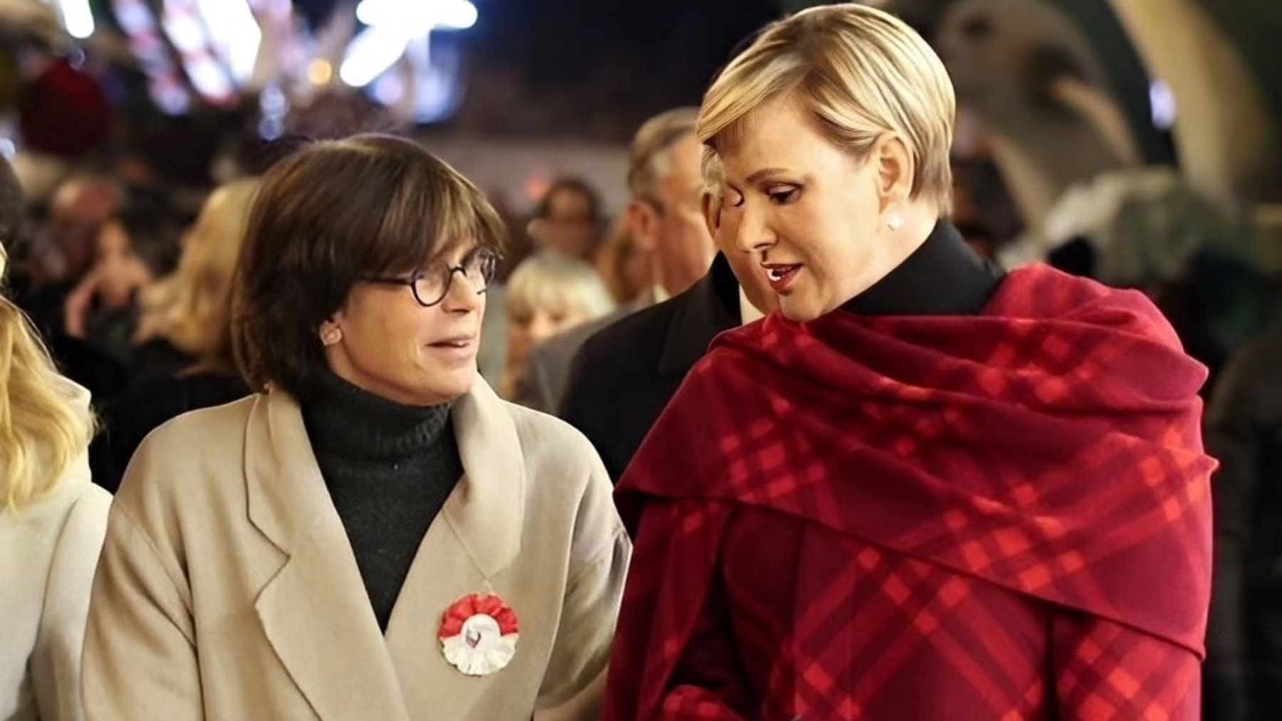 La complicidad de Charlene y Estefanía de Mónaco en la víspera de Navidad