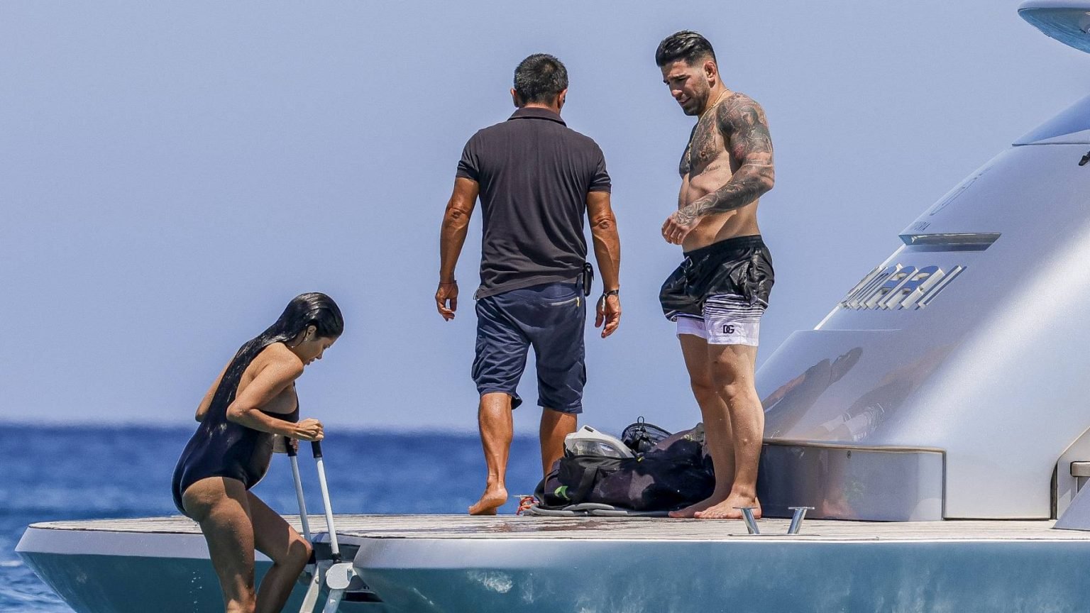 Ilia Topuria y Giorgina Uzcategui disfrutan de Ibiza