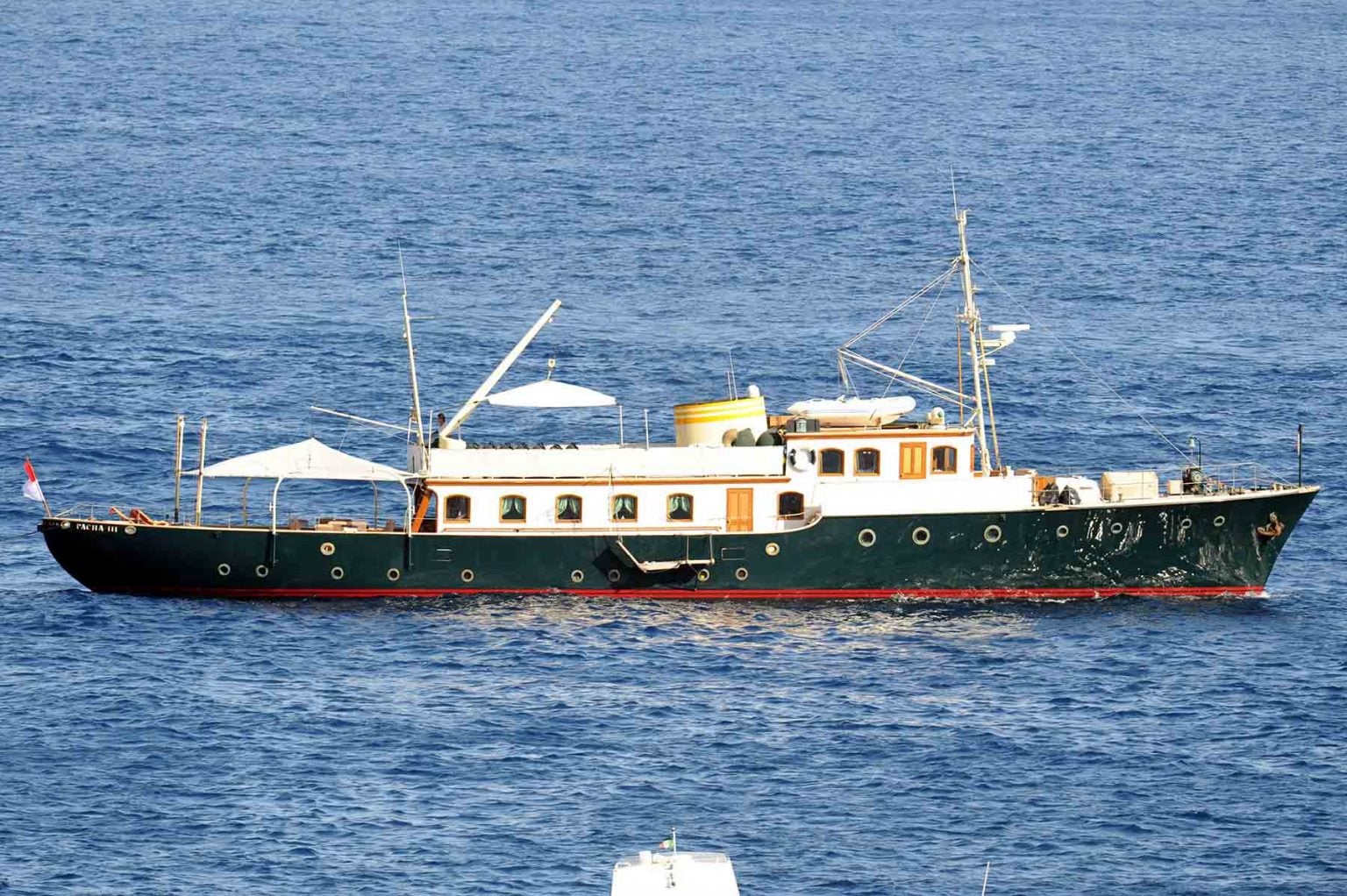 El tentempié de Alexandra de Hannover a bordo del Pacha III