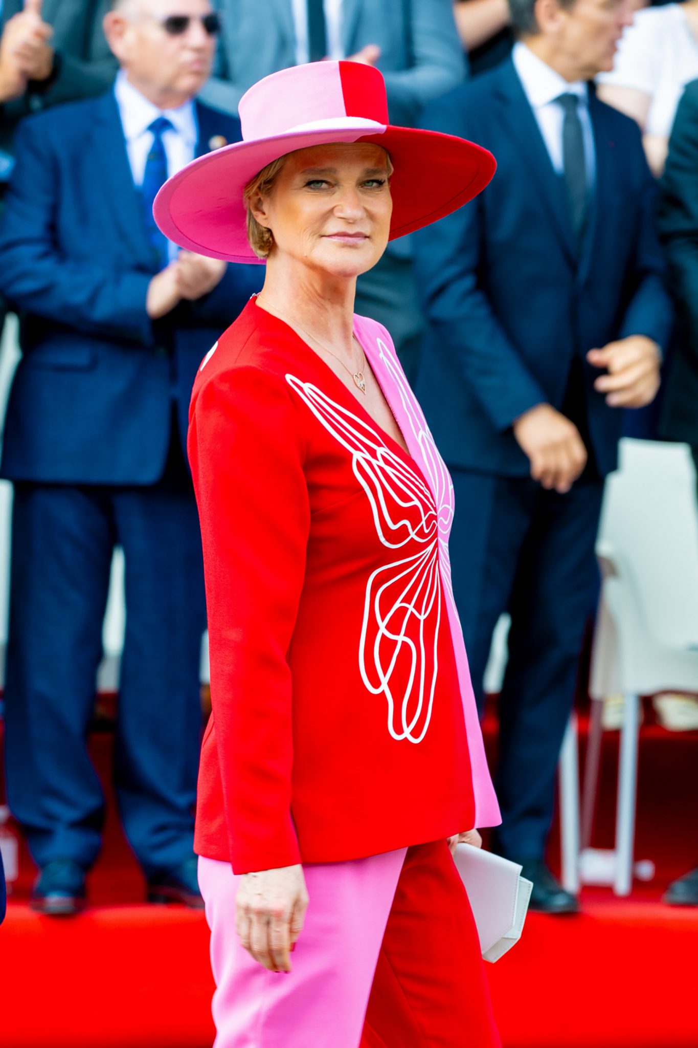 Delphine de Bélgica publica una simbólica foto con el rey Alberto