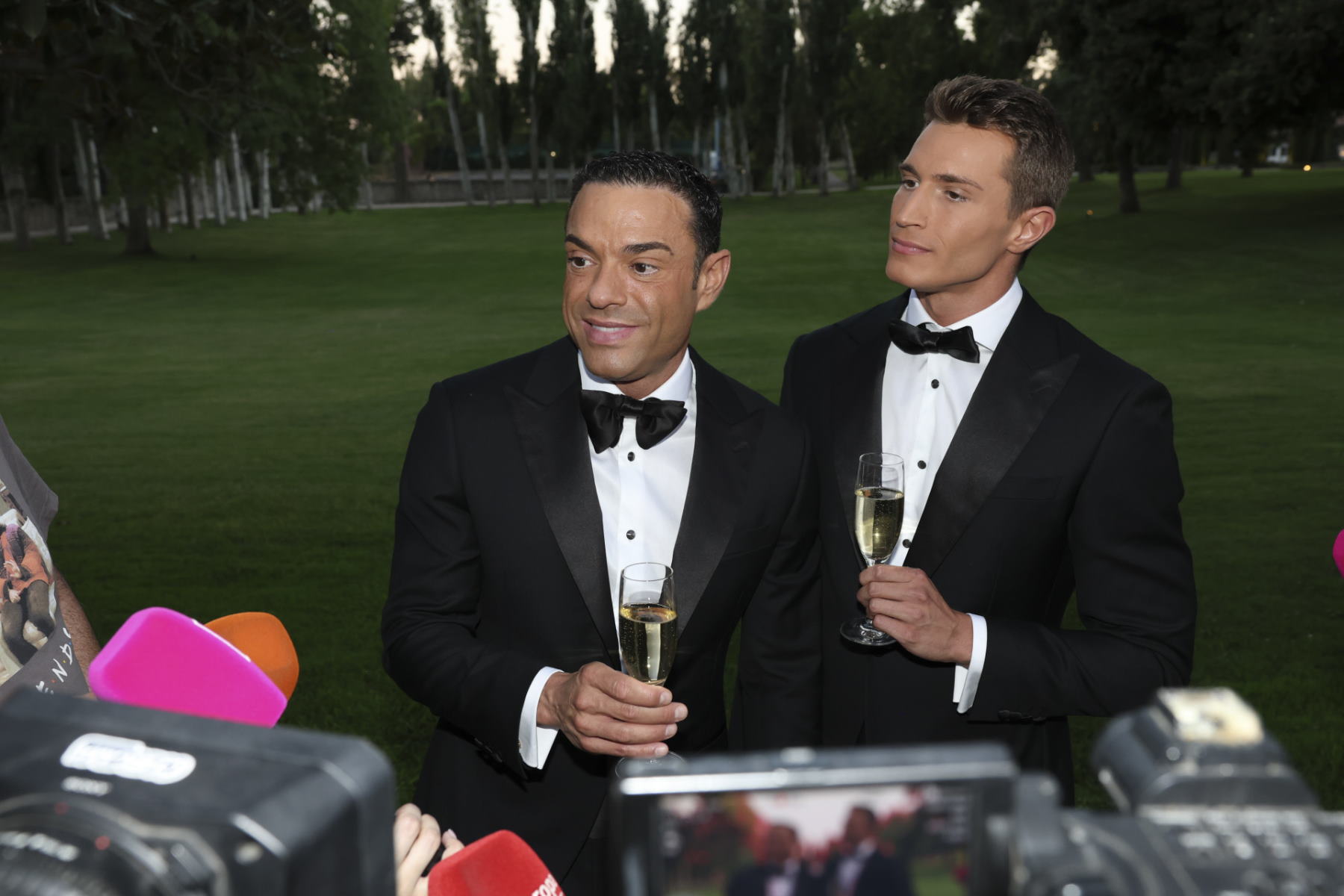 Antonio Rossi y Hugo Fuertes: su posado más especial el día de su boda