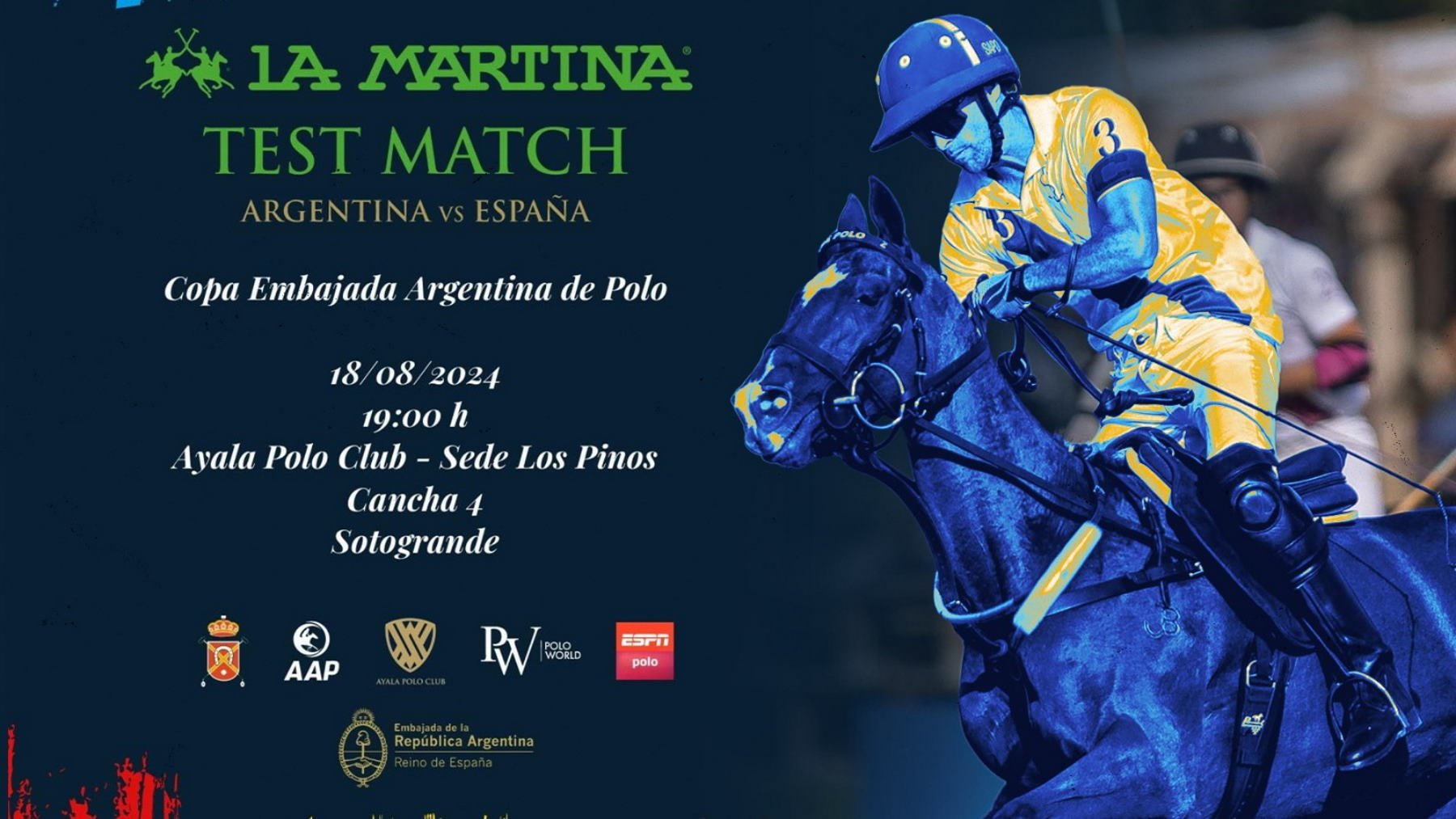 Argentina vs España, polo al más alto nivel en el Ayala Polo Club de ...