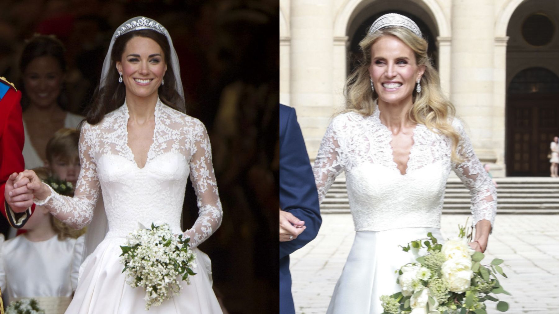 El gesto de Angie Rigueiro en su boda con Kate Middleton que sorprende