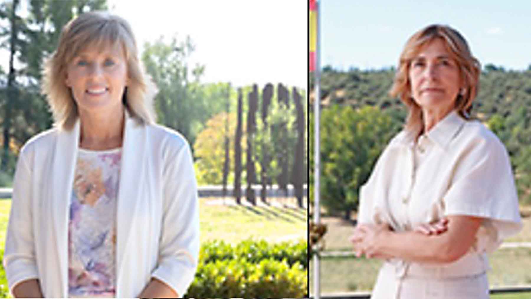 Así son los retratos oficiales de Rosa Lerchundi y Marta Carazo: detalles y una curiosa diferencia