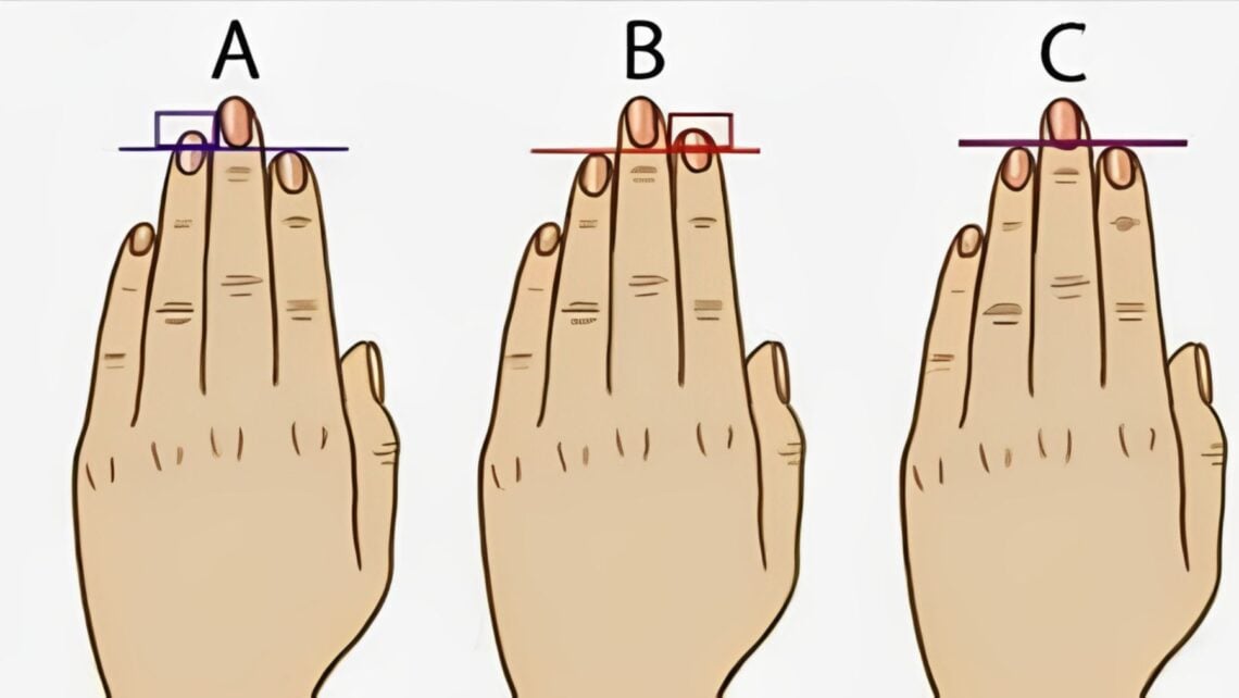 Personality test: This finger length could indicate you are a confident ...