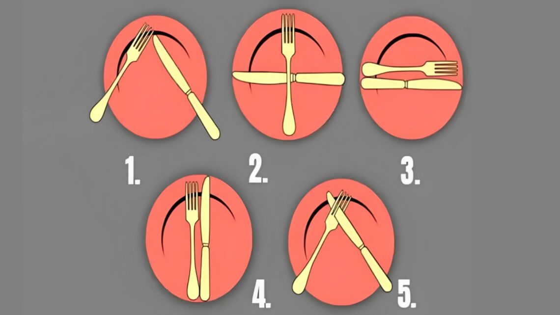 Viral personality test: Your cutlery placement reveals whether you're ...