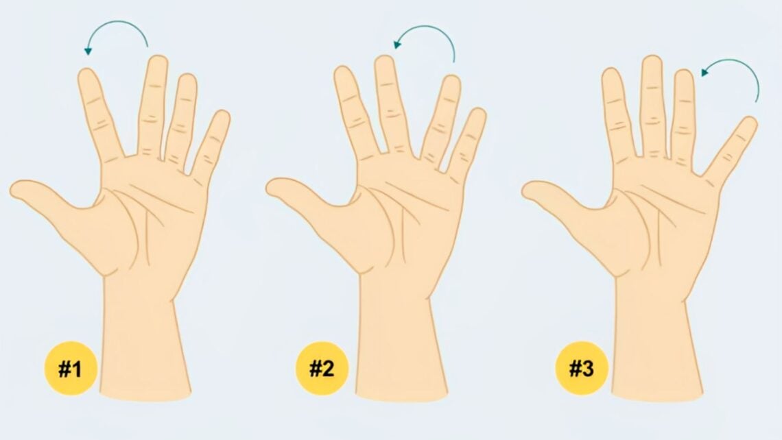Psychological test: The space between your fingers might reveal if you ...