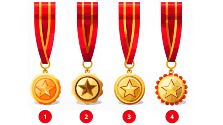 Psychological test: If you choose this medal, you have a natural ...