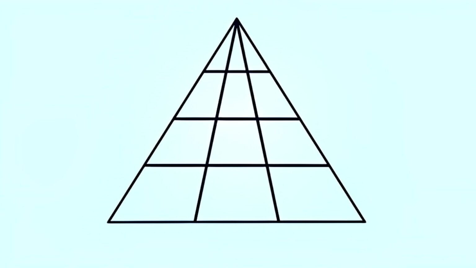 Psychology test: Count the triangles in this image and discover your ...