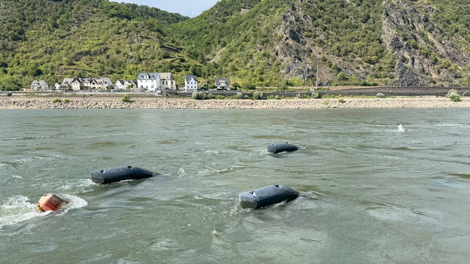 A swarm of 124 “energy fish” in the Rhine promises electricity for 500 ...