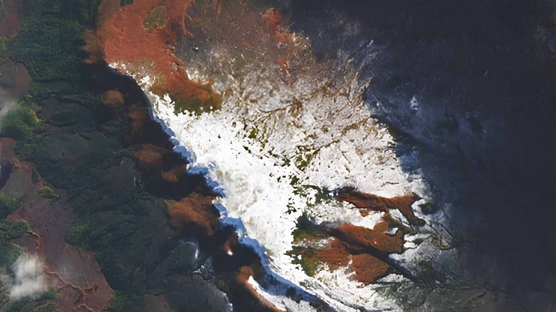 NASA spots red “snow” across Patagonia from space, but the strange ...