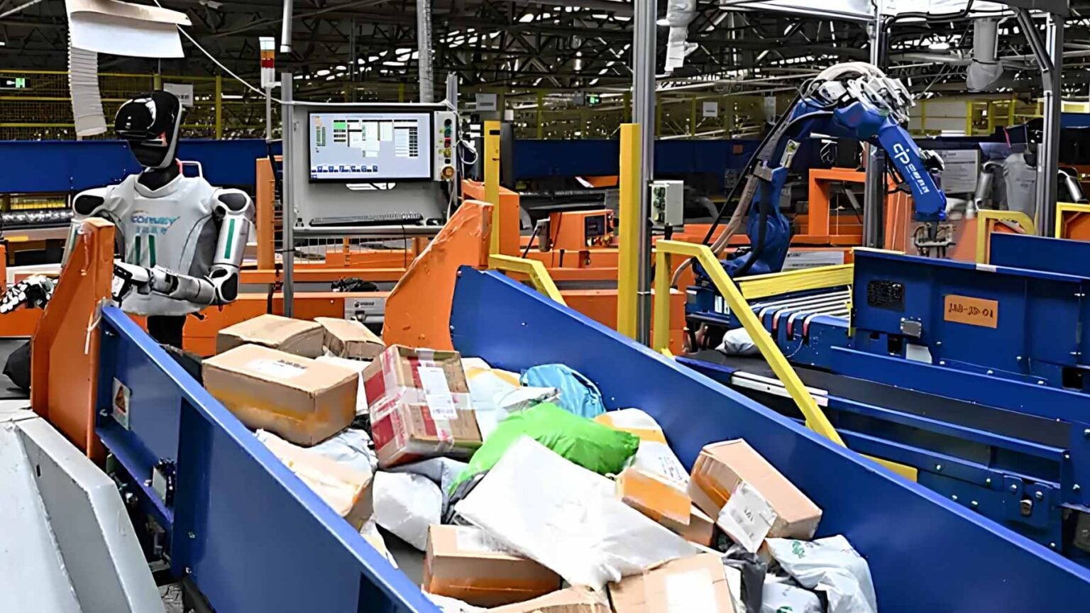 Humanoid robots are sorting China’s mail at 1,200 parcels per hour, and ...