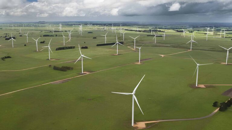 A huge wind farm cleared a green hurdle by lifting turbine blades above ...